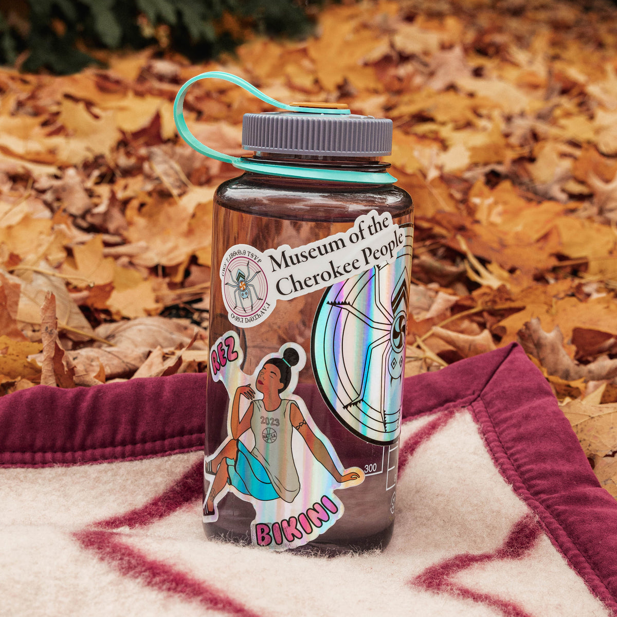 Rez Bikini Sticker – Museum of the Cherokee People Store